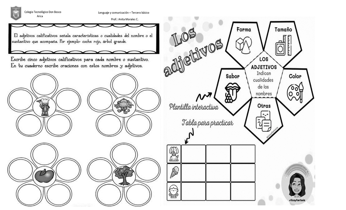 Adjetivo 4 - mnnmm - Colegio Tecnológico Don Bosco Lenguaje y ...