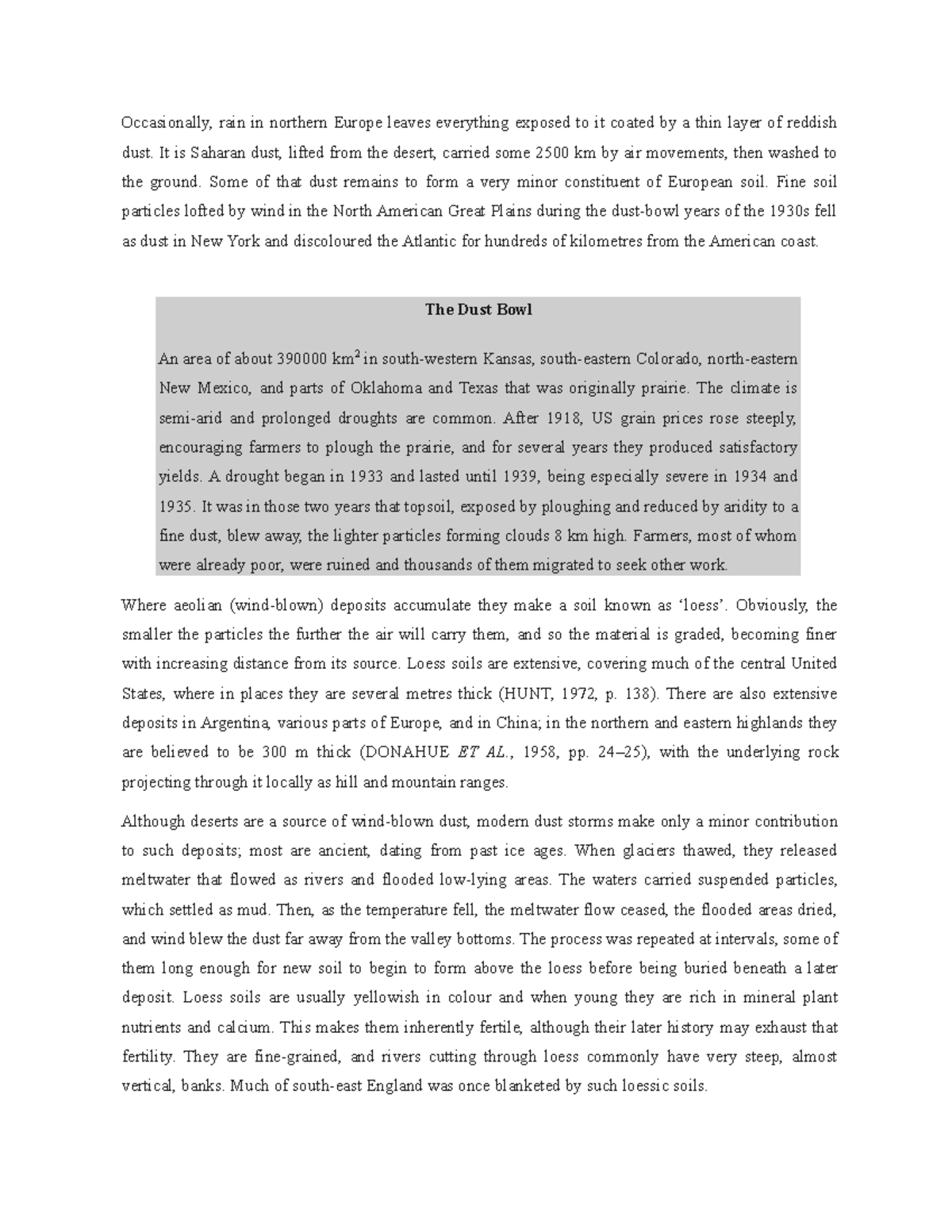Environmental Science (45) - Occasionally, rain in northern Europe ...