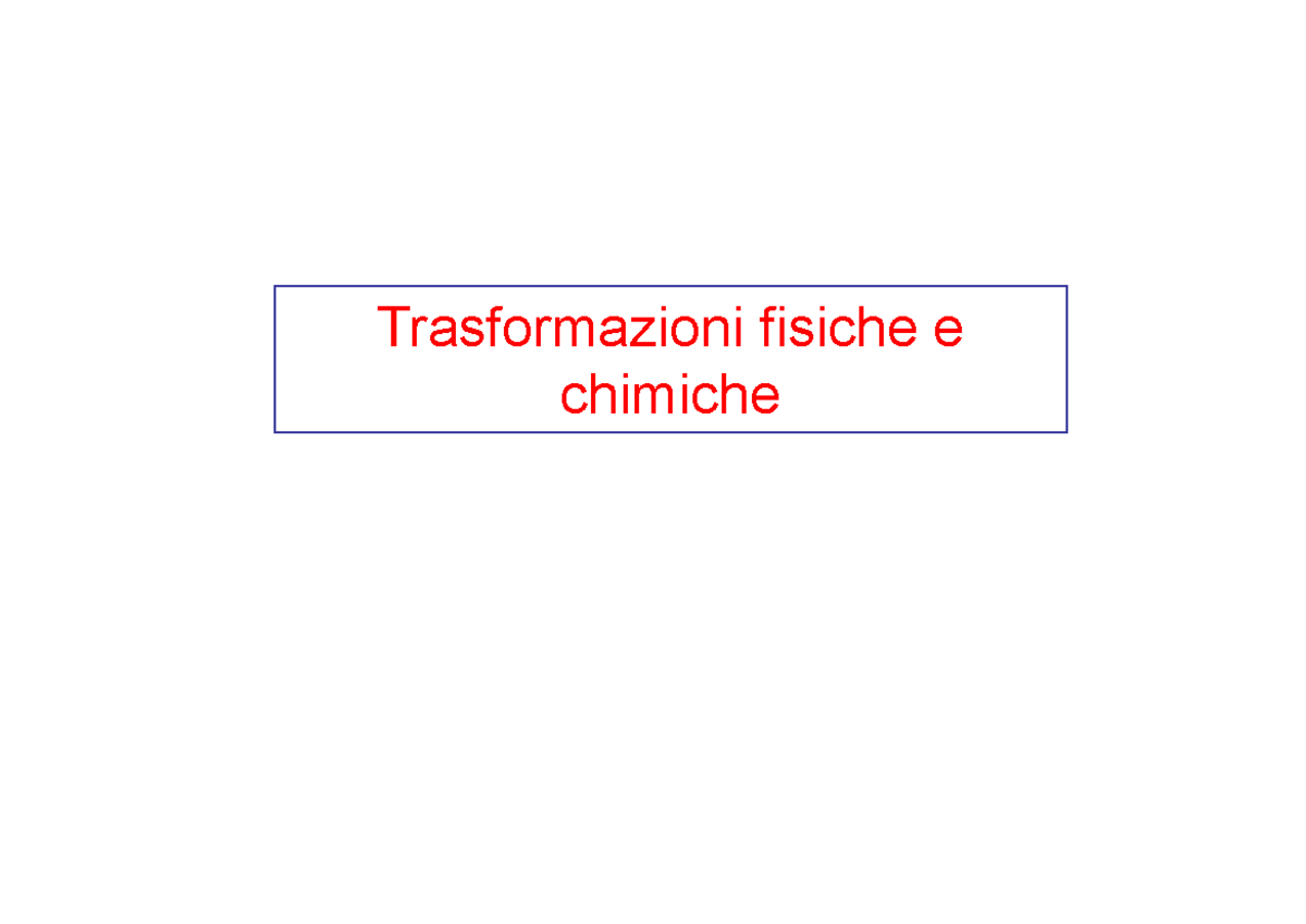 Lezione 2 stechiometria le reazioni chimiche e il loro bilanciamento ...