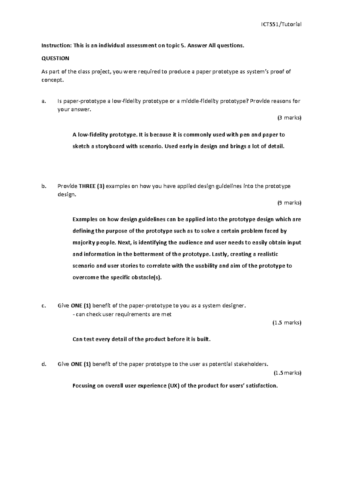 Tutorial Topic 5 Muhammad Aliff Danial bin Mohd Yusuf 2022699926 ...