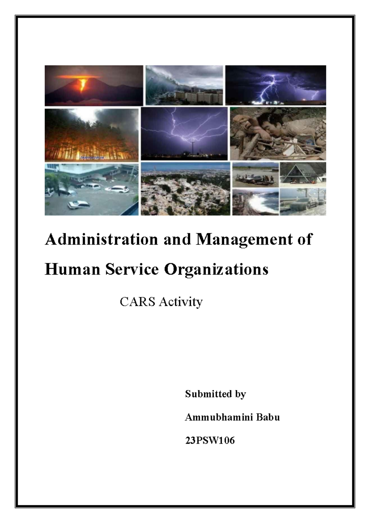 Administration and Management of Human Service Organizations ...