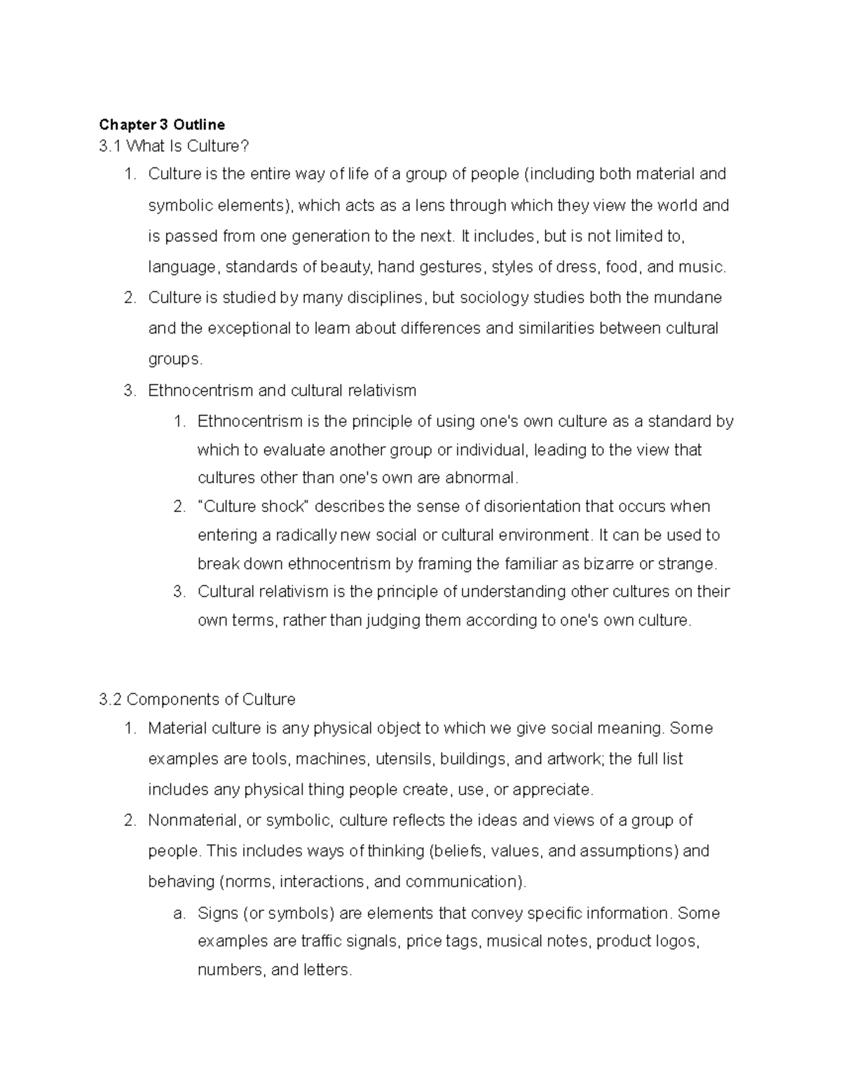 Chapter 3 Outline - Teacher: Calibria - Chapter 3 Outline 3 What Is ...