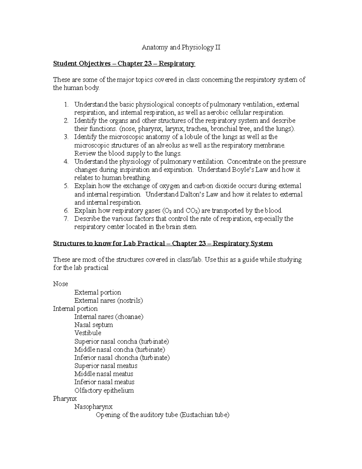 Chapter 23(1) - hiuhiuygytgkhjbvjkhb - Anatomy and Physiology II ...