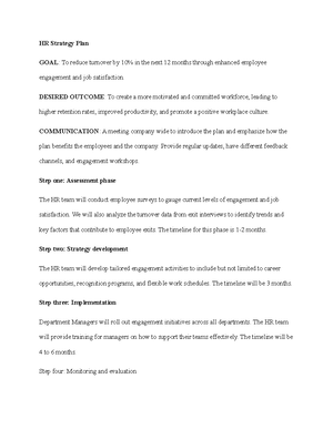 Mod 2 Assignement. HR Inbox - Module 2-2 Assignment: HR Inbox Anny Carpenter SNHU HRM 425 ...