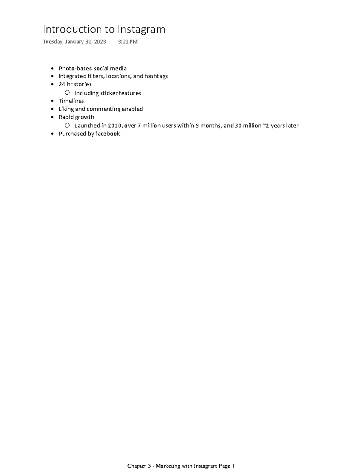 Chapter 5 - Marketing with Instagram - Photo-based social media ...