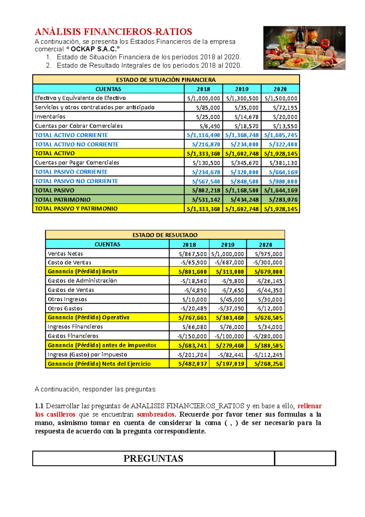 Ratios contabilidad previos repasos - ANÁLISIS FINANCIEROS-RATIOS A ...