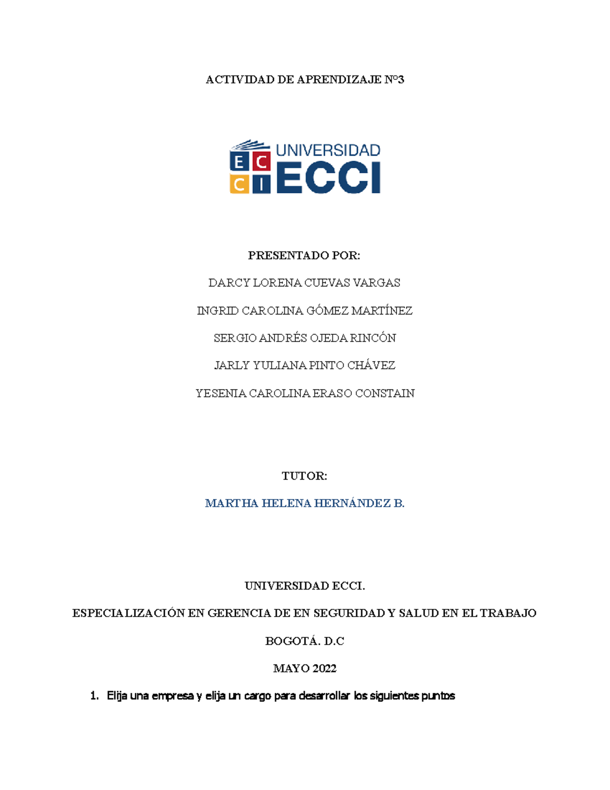 ACT 3 Ergonomia Final - ACTIVIDAD DE APRENDIZAJE N° PRESENTADO POR ...