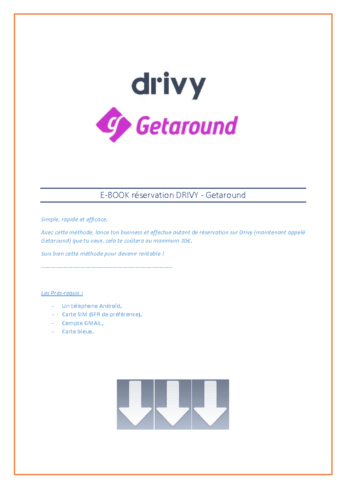 E-BOOK Methode Reservation Drivy - Math 141 - E-BOOK réservation DRIVY ...