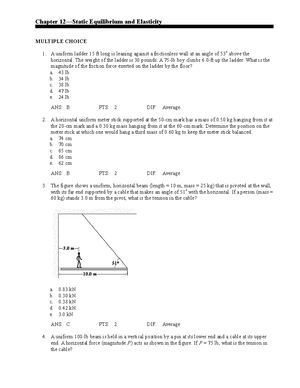 Chapter 9 questions - Chapter 9—Linear Momentum and Collisions MULTIPLE ...