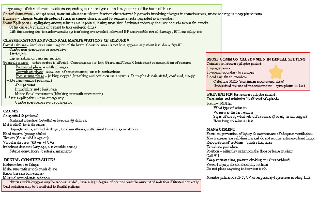 CH21 Seizures - Mrs. Lawrence. Fall 2022 - Convulsion/seizure - abrupt ...