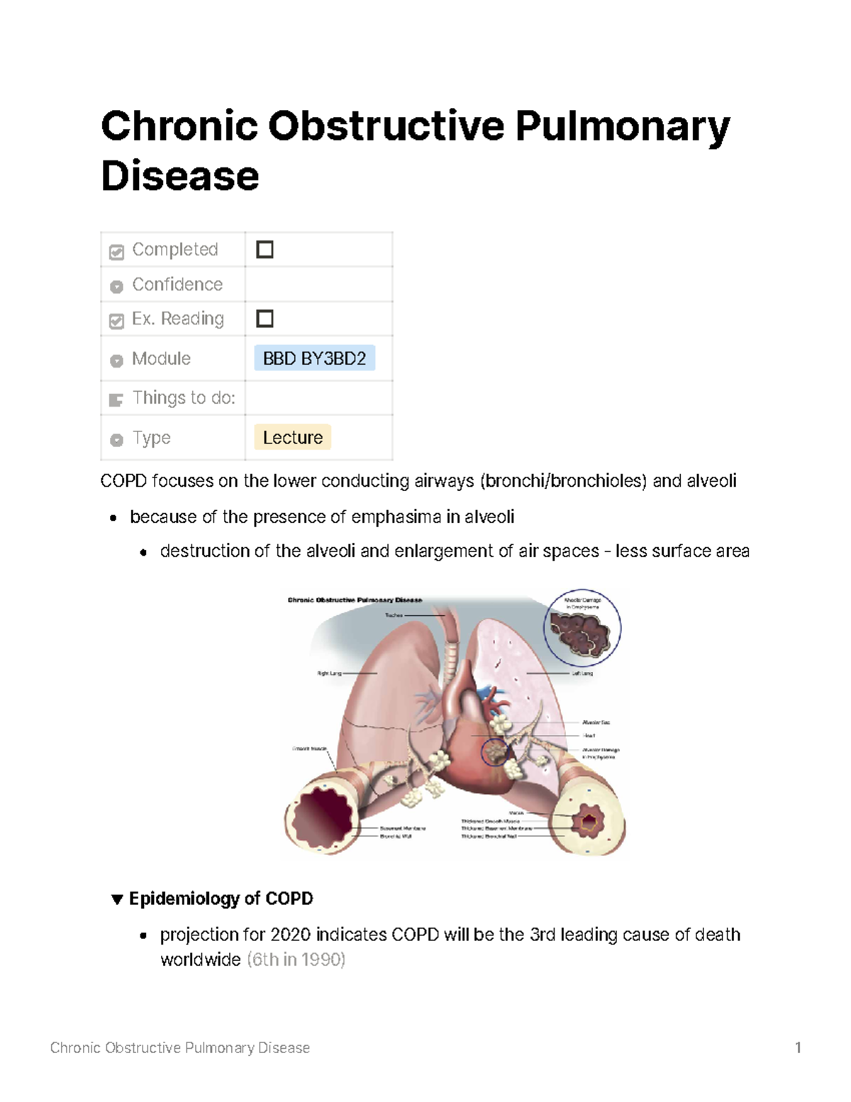 Chronic Obstructive Pulmonary Disease - Chronic Obstructive Pulmonary ...