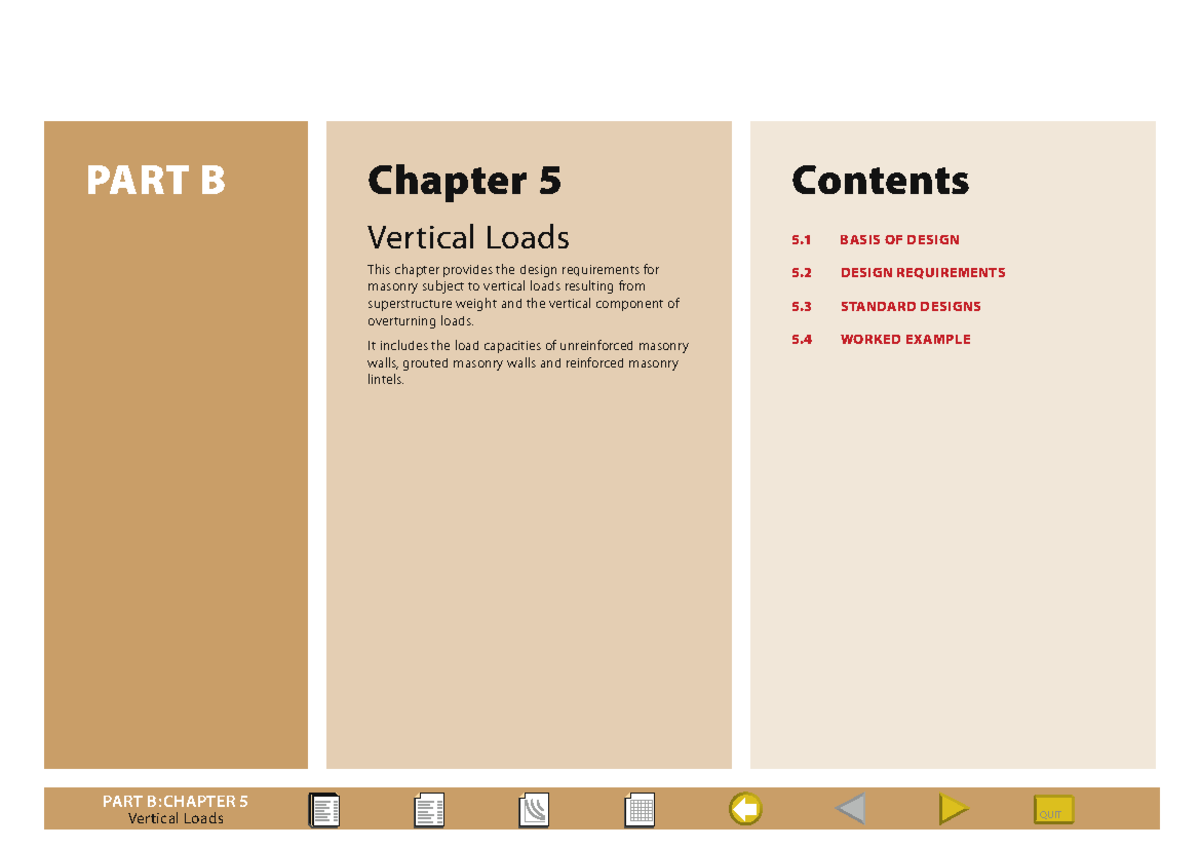 B05-Design Requirements-Vertical Loads - ####### PART B:CHAPTER 5 PART ...