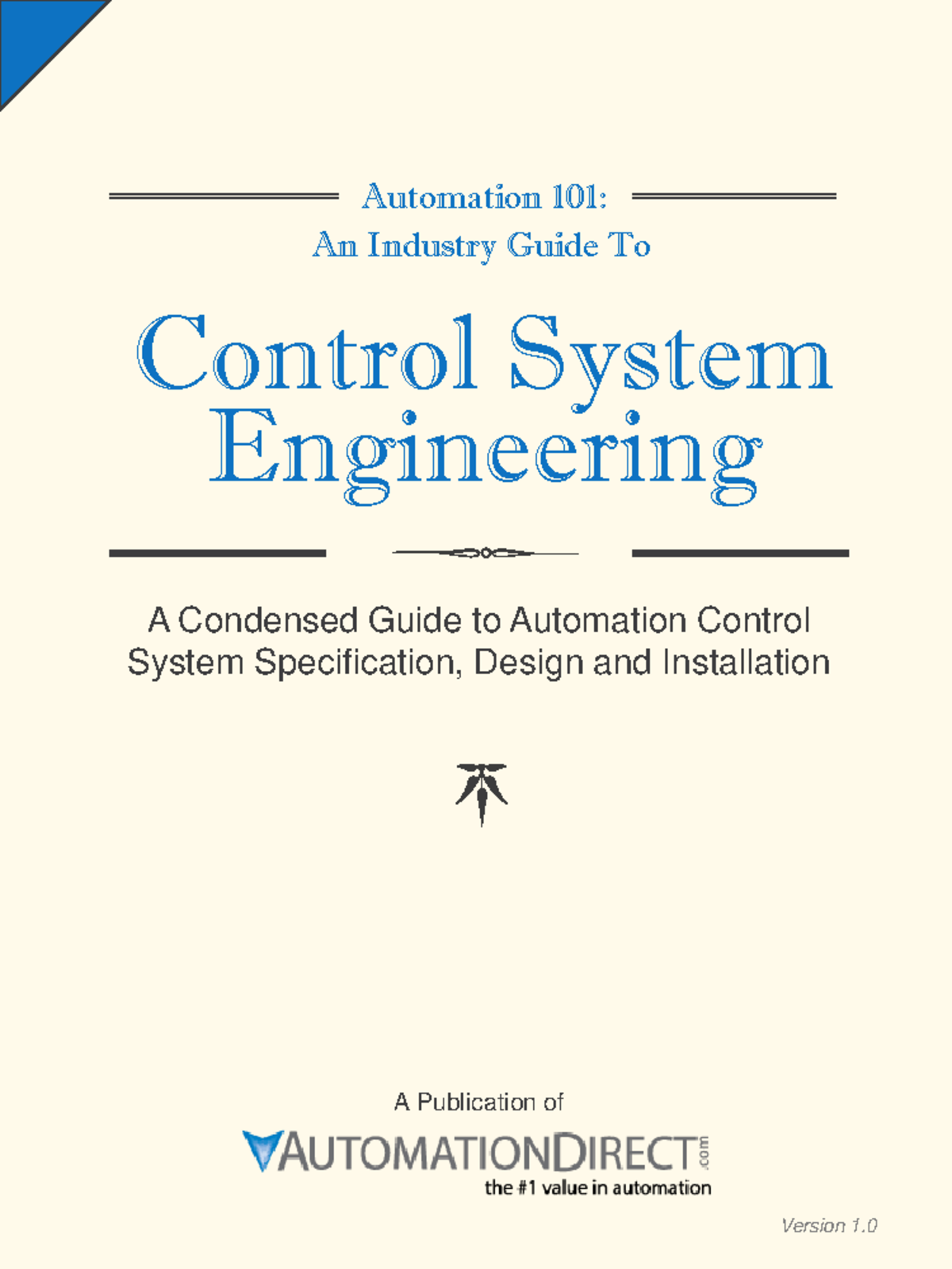 Control System Engineering - ####### Automation 101: Control System ...