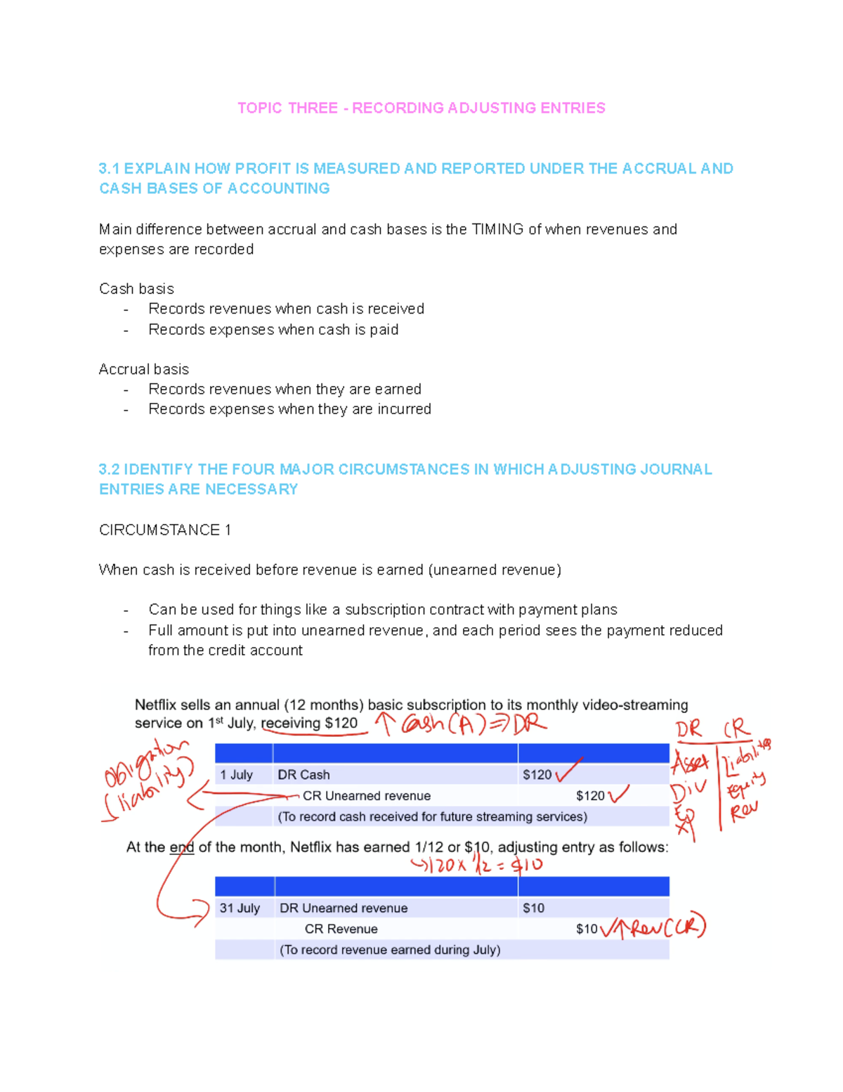 Copy of Topic Three - TOPIC THREE - RECORDING ADJUSTING ENTRIES 3 ...