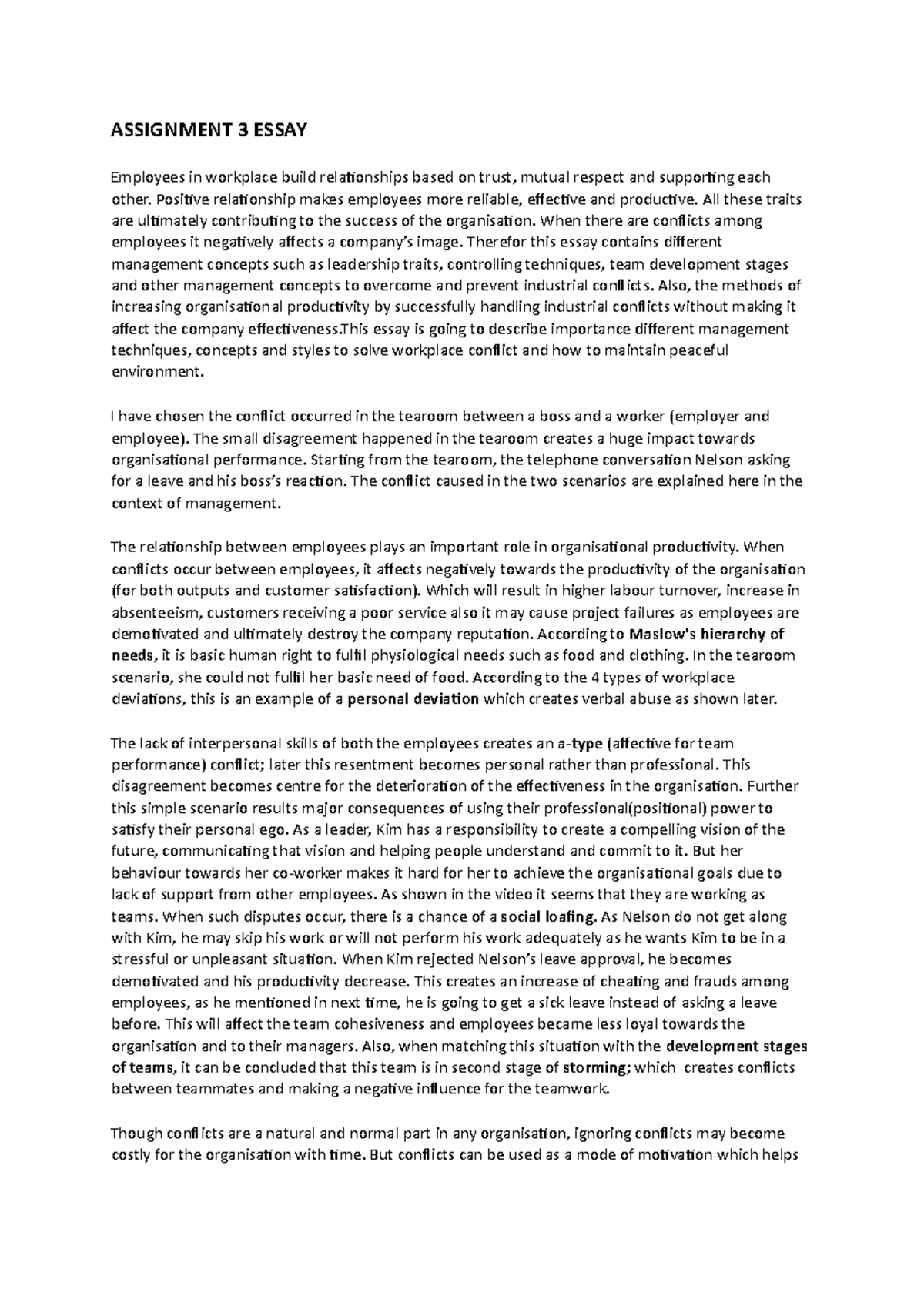 MGT essay - This is the final exam (take home) answer sheet ...