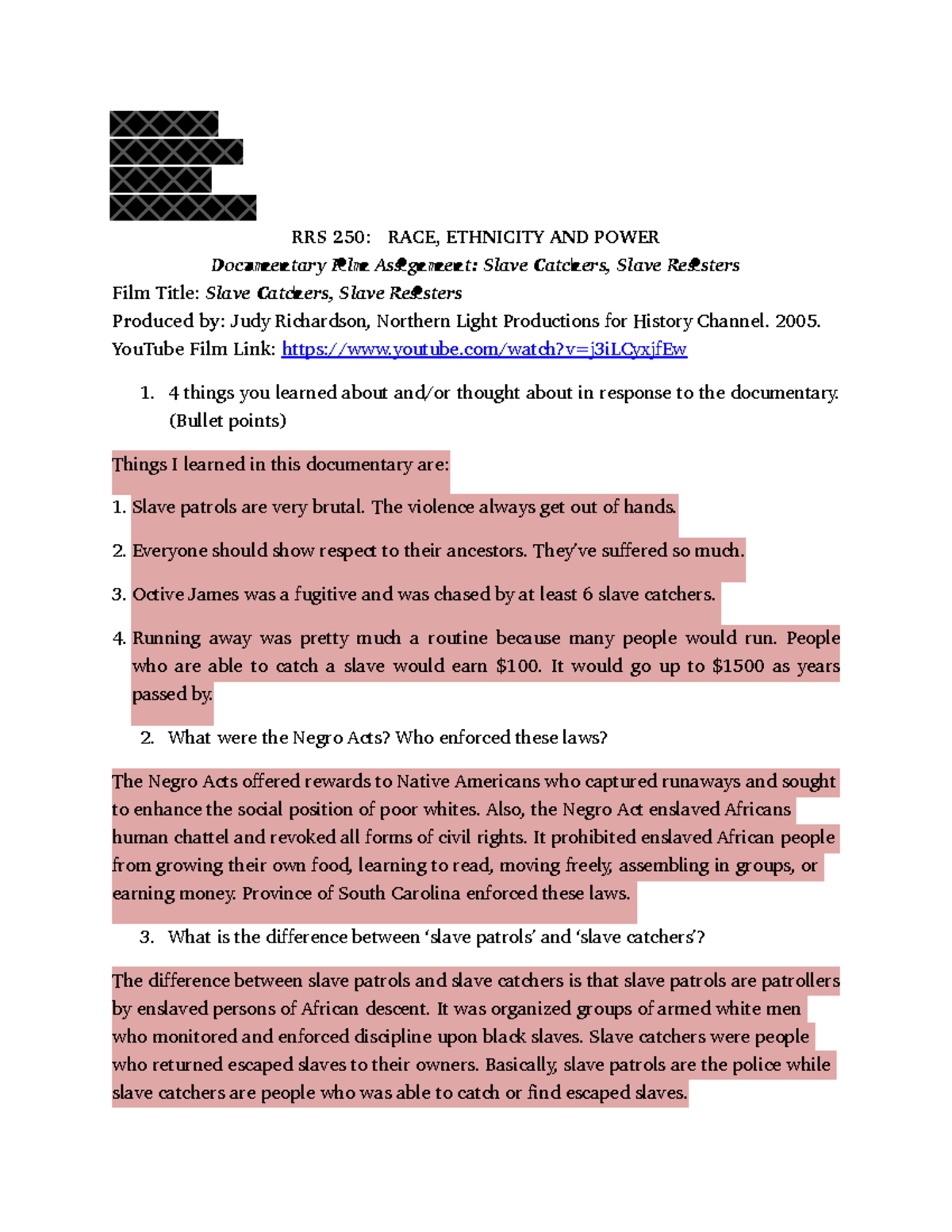 Unit 3 Discussion Assignment (Media) - RRS 250: RACE, ETHNICITY AND ...