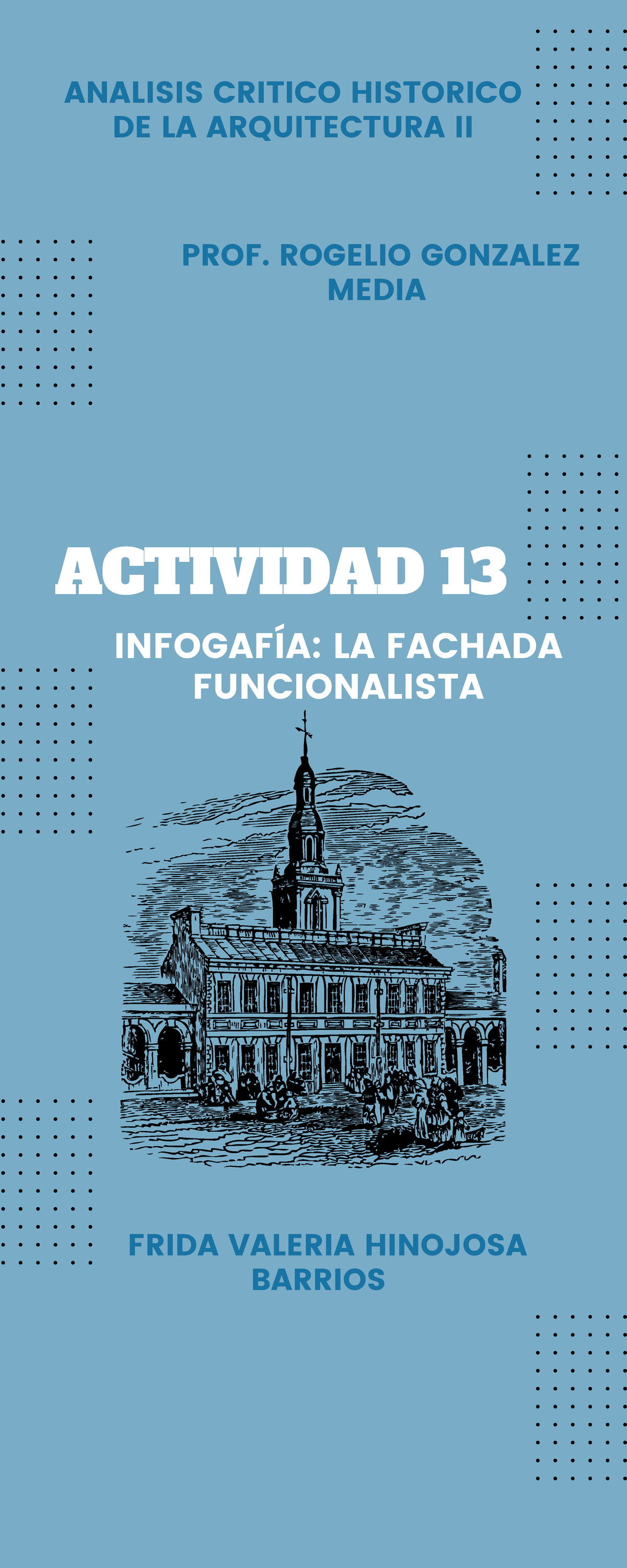 Act 13 - ……….. - ACTIVIDAD 13 INFOGAFÍA: LA FACHADA FUNCIONALISTA ANALISIS CRITICO HISTORICO DE ...
