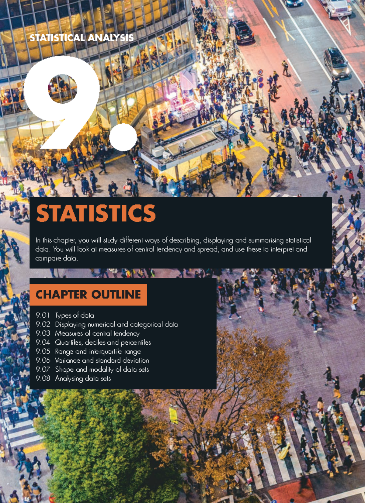 Chapter 9, statistics - STATISTICAL ANALYSIS 9. STATISTICS ####### In ...