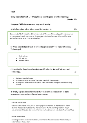 TNST6312POE - Tnst6312 - © The Independent Institute of Education (Pty) Ltd 2022 MODULE NAME ...