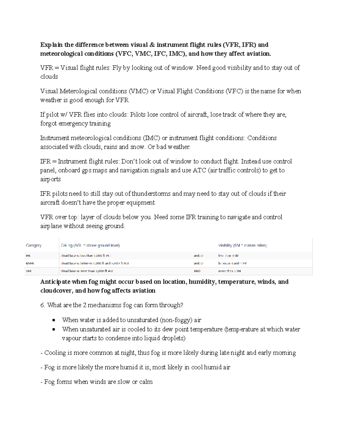 ATSC-5-8 - Lecture notes 1-3 - Explain the difference between visual ...