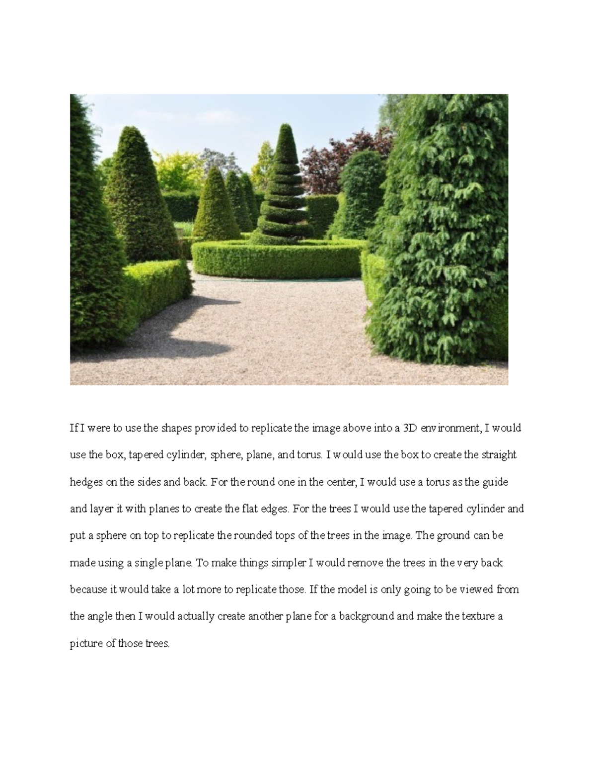 CS 330 1-4 Final Project Review - If I were to use the shapes provided ...