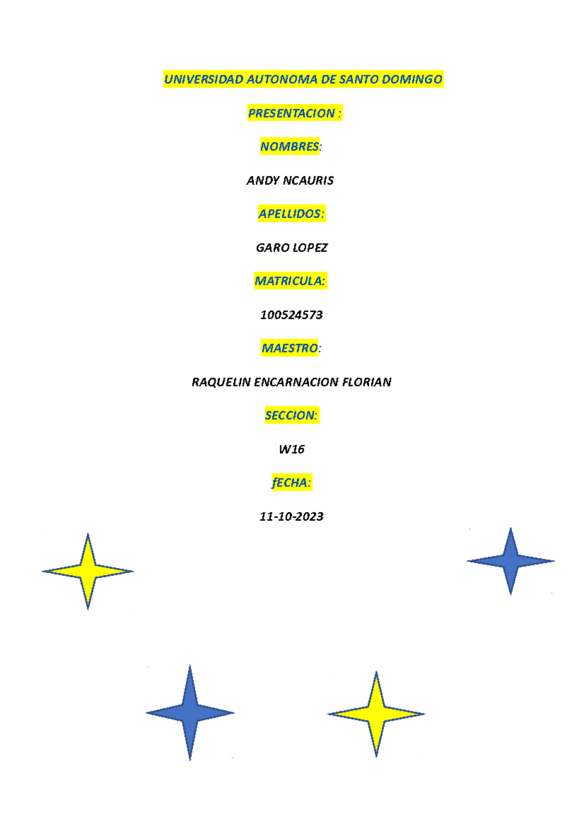 TRIB-2.1 ANDY GARO - espero ayudarles - UNIVERSIDAD AUTONOMA DE SANTO ...