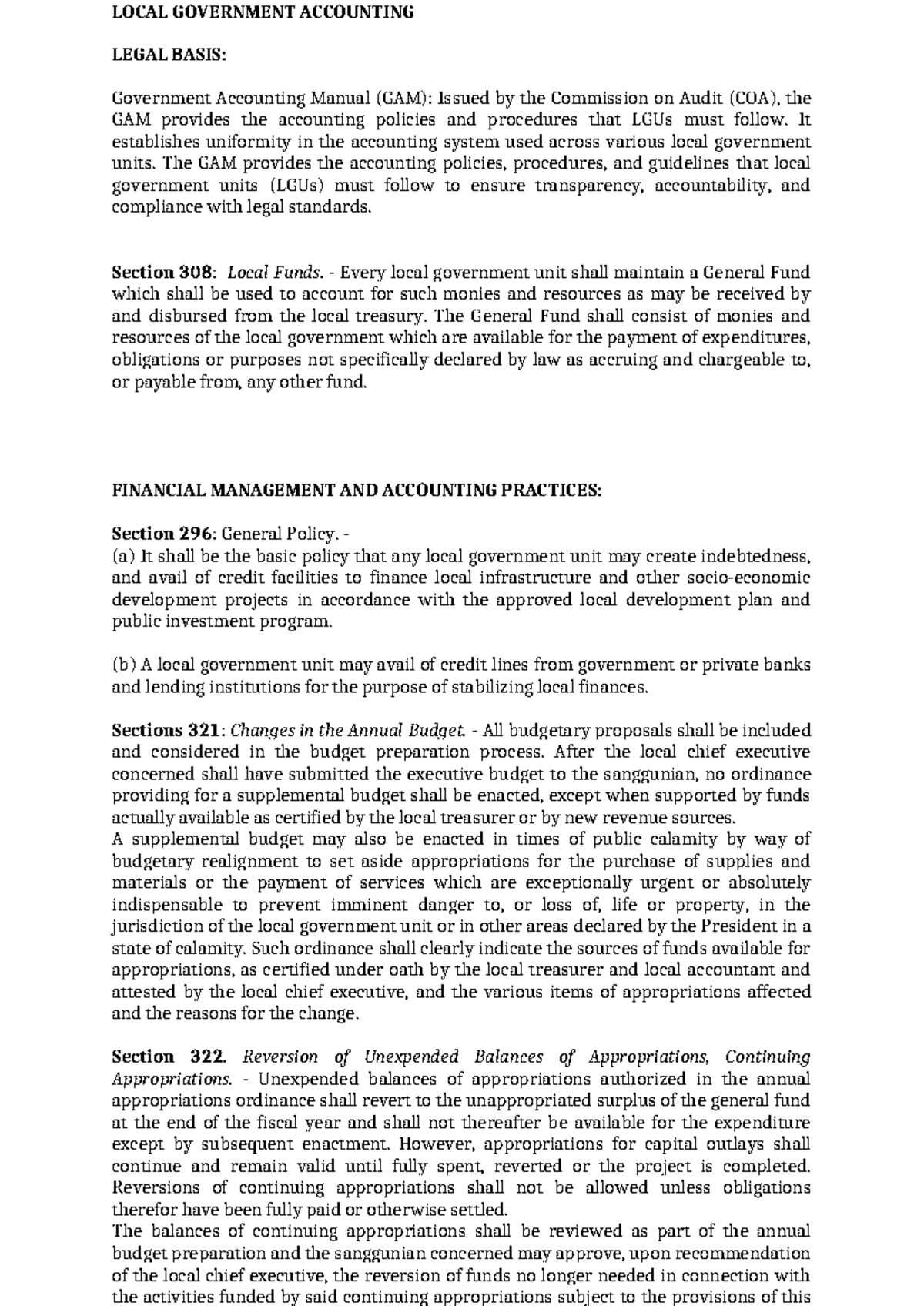 Local-Government-Accounting - LOCAL GOVERNMENT ACCOUNTING LEGAL BASIS ...