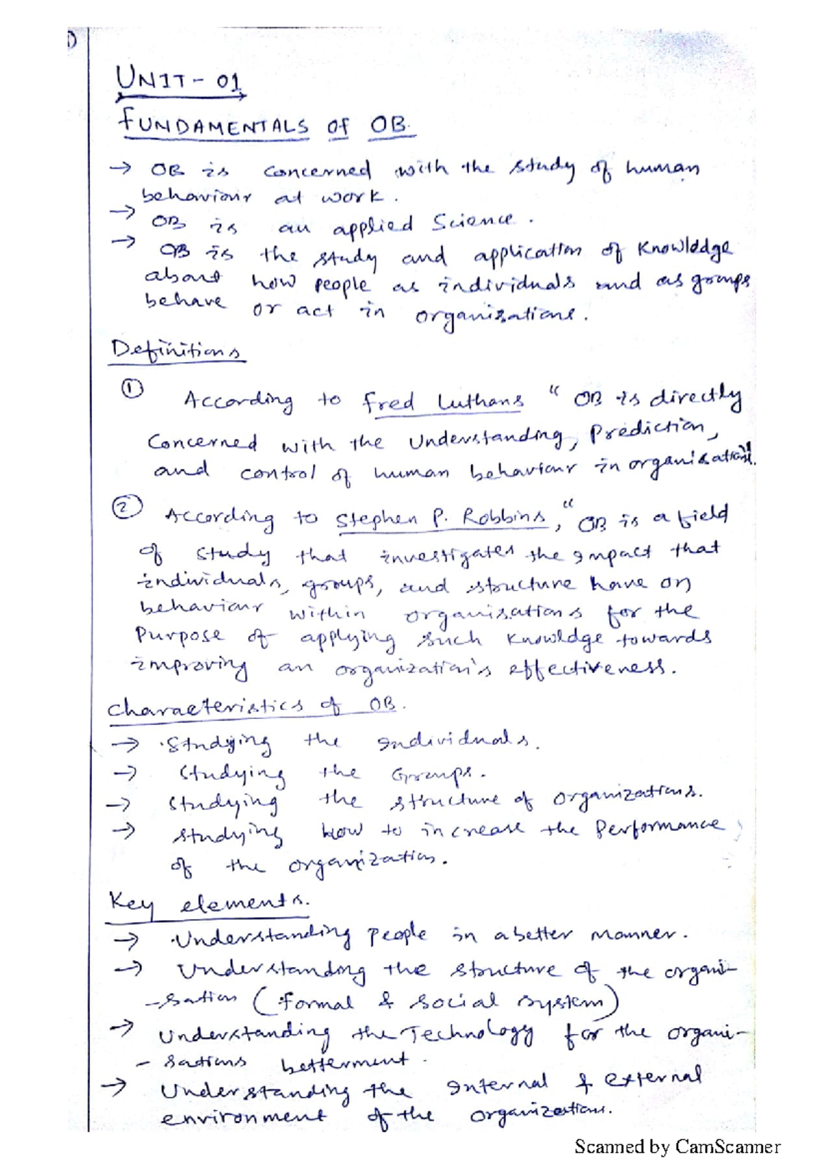 Ob note - Ob Notes - Computer Science Engineering - Studocu