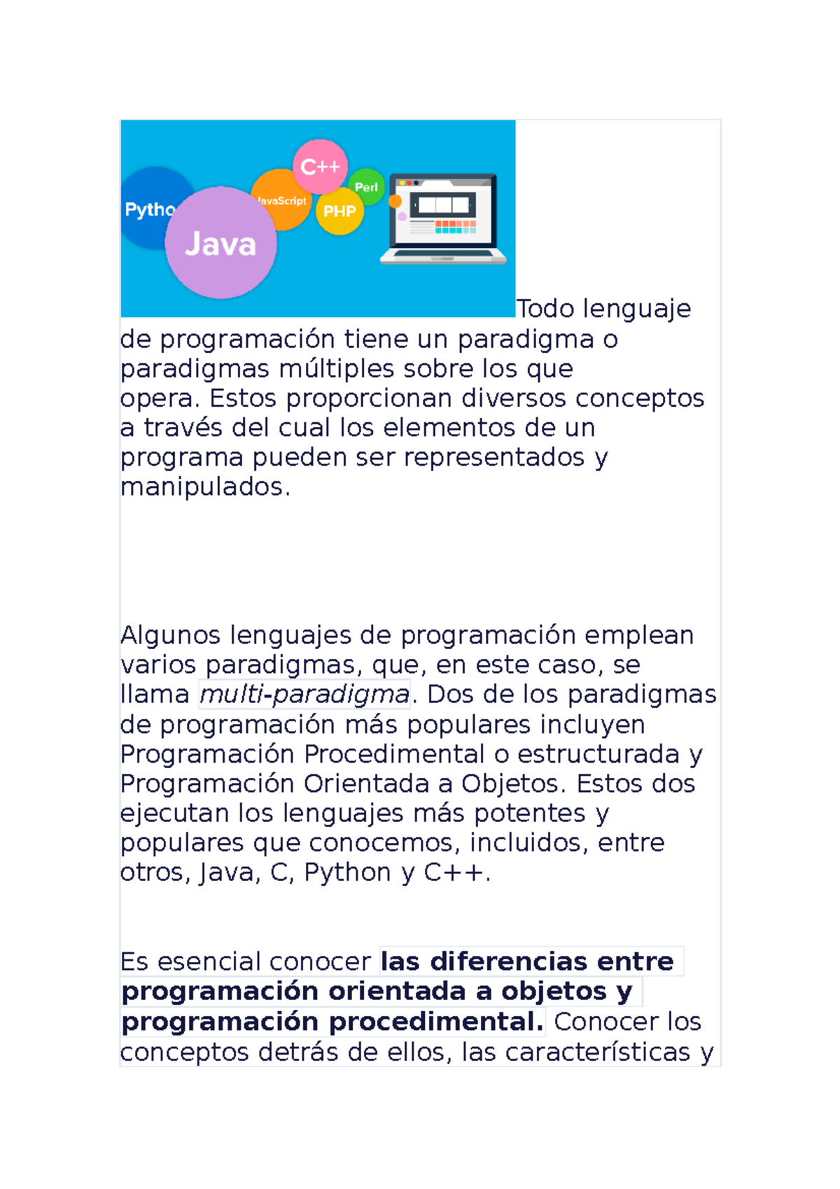 Programacion estructurada vs orientada a objetos - Todo lenguaje de ... Programacion estructurada vs orientada a objetos - Todo lenguaje de ...