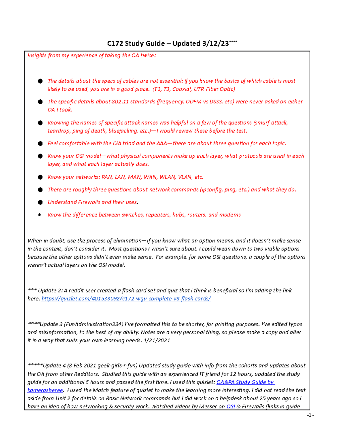 C172 Study Guide(Feb 2021 Update) - C172 Study Guide – Updated 3/12/23 ...