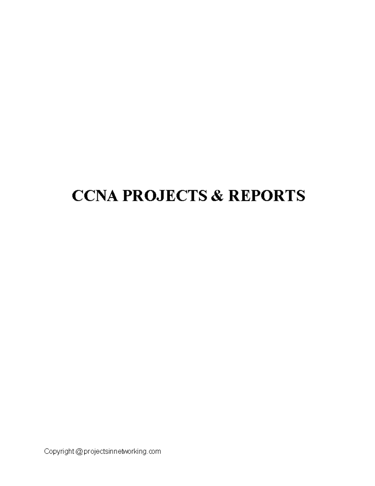 PDF document - GRSGDVC - CCNA PROJECTS & REPORTS Table of Contents ...