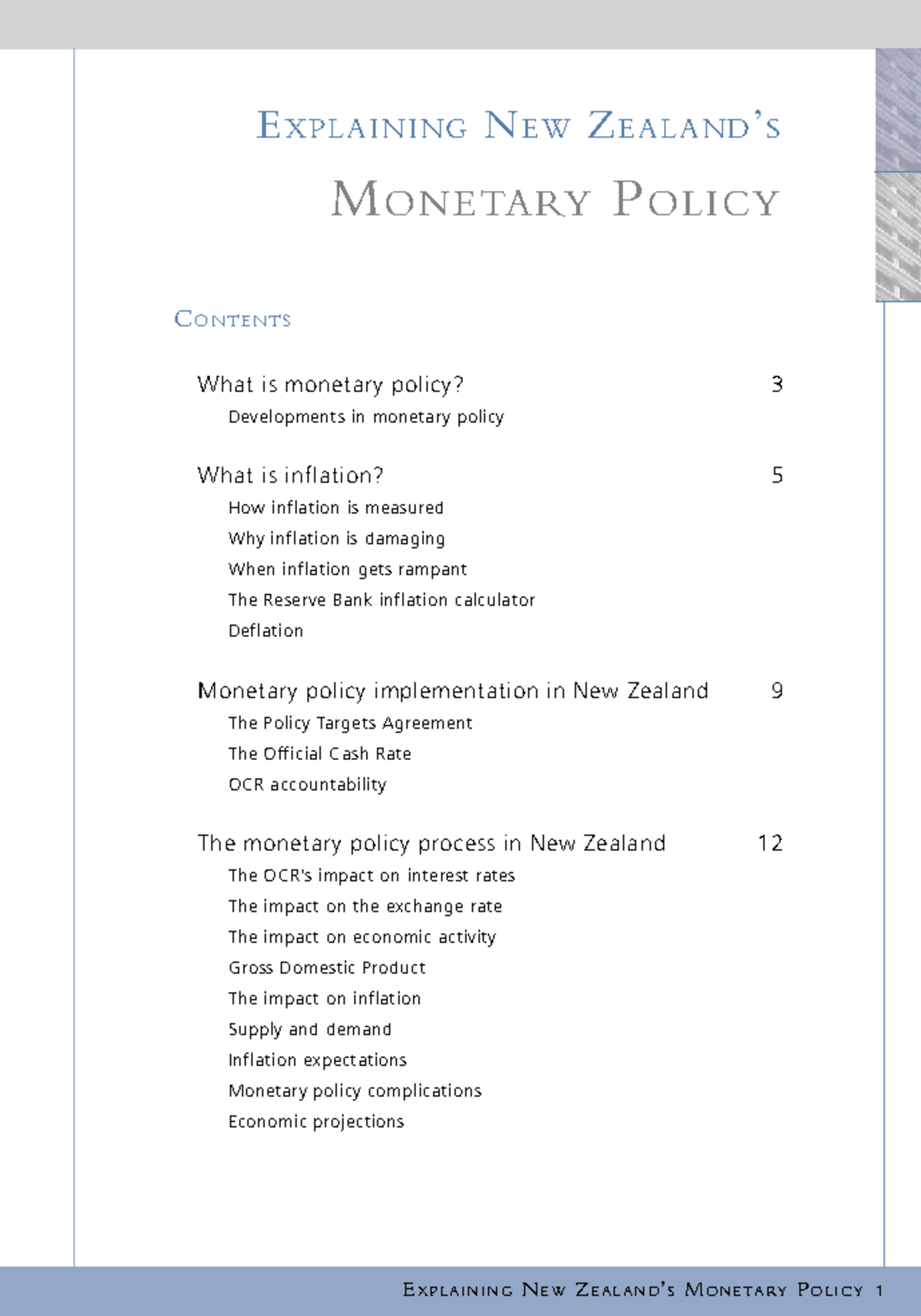 #3 Explaining New Zealands monetary policy(5) - MONETARY POLICY ...