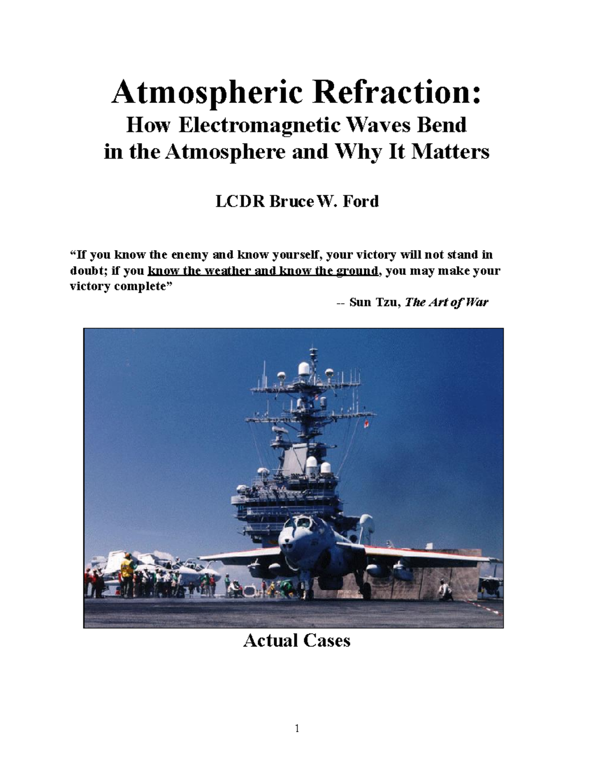 Atmospheric Refraction of EM Waves - Atmospheric Refraction: How ...