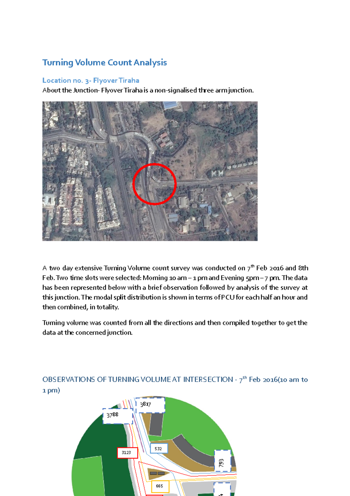 TVC Flyover - TVC - Turning Volume Count Analysis Location no. 3 ...