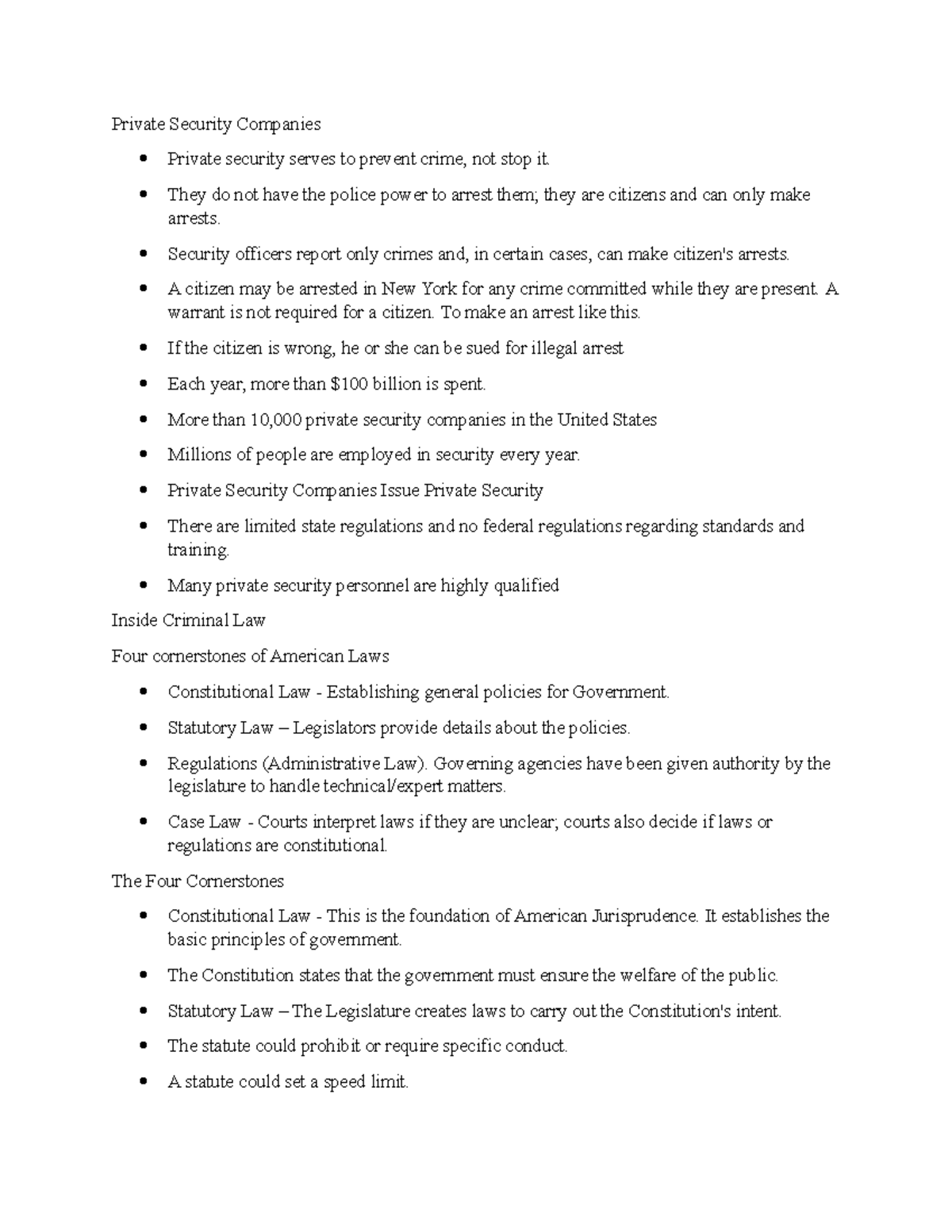 Criminal Justice Notes JURY Trial Police Process AND DUE Process Notes ...
