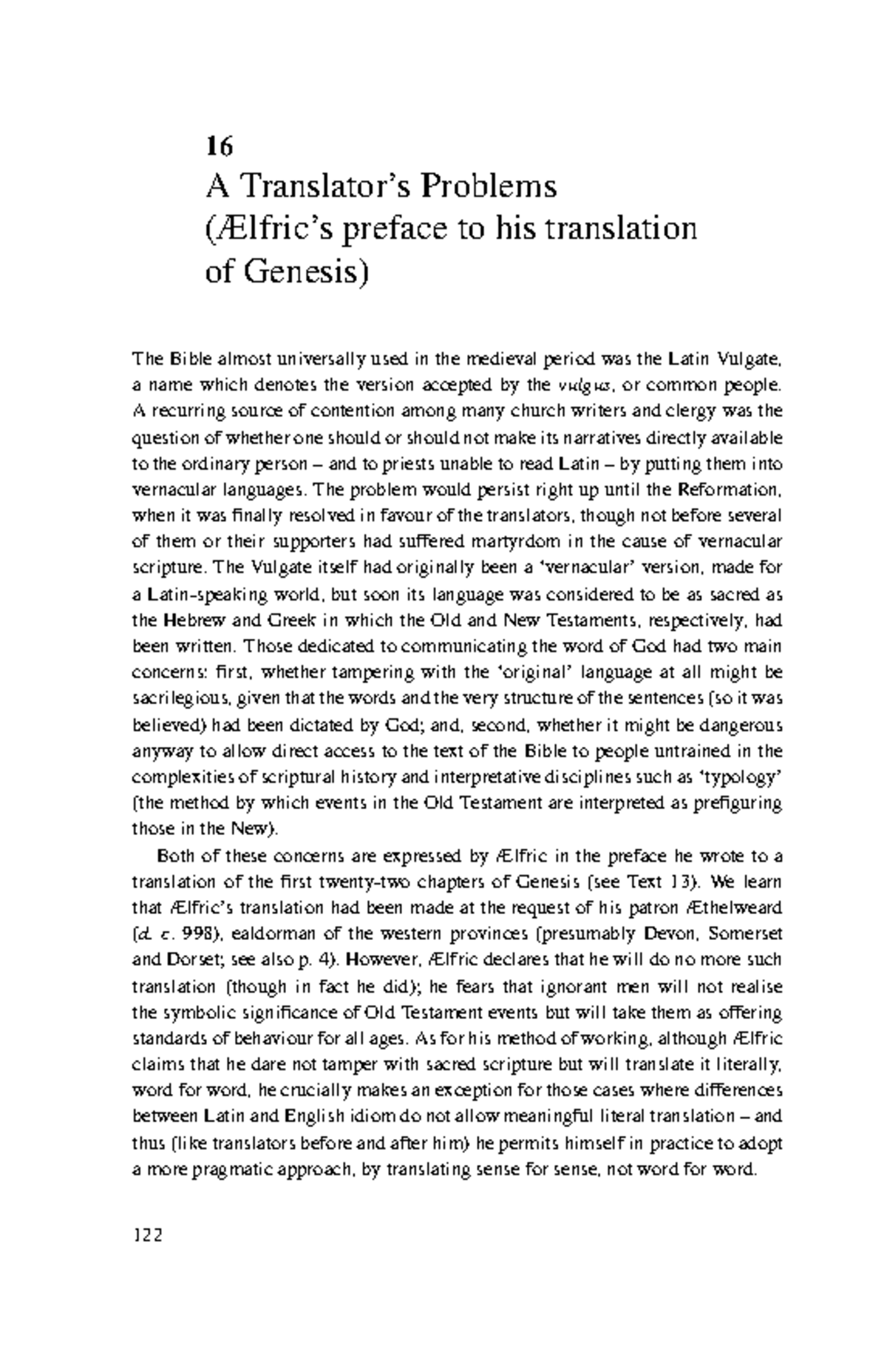 Marsden - the cambridge old english reader - 16 A Translator’s Problems ...