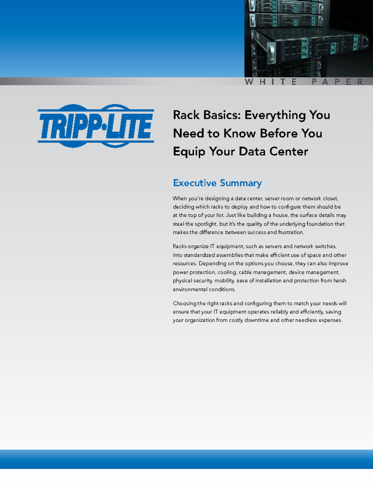 Rack Basics White Paper EN - Rack Basics: Everything You Need to Know ...