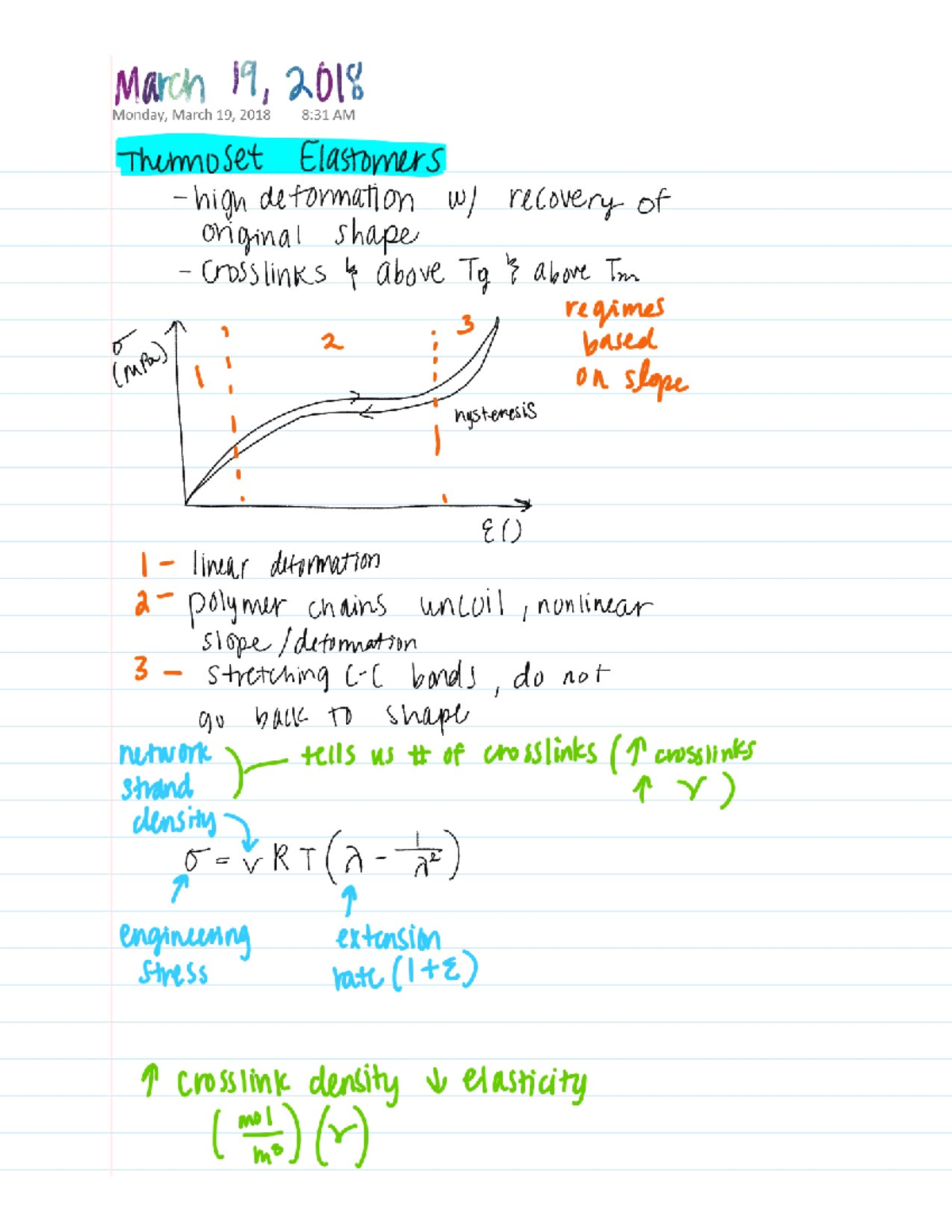 Mar 19 Notes - Professor: Dr. Taylor Ware - BMEN 4360 - Studocu