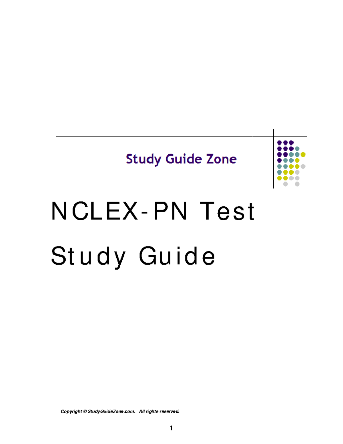 Nclexpnteststudyguide - NCLEX-PN Test Study Guide Copyright ...