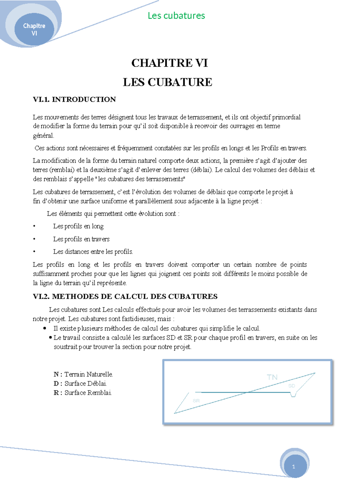 Chapitre 6 Cubature 1 - etudient master - Chapitre VI VI. INTRODUCTION ...