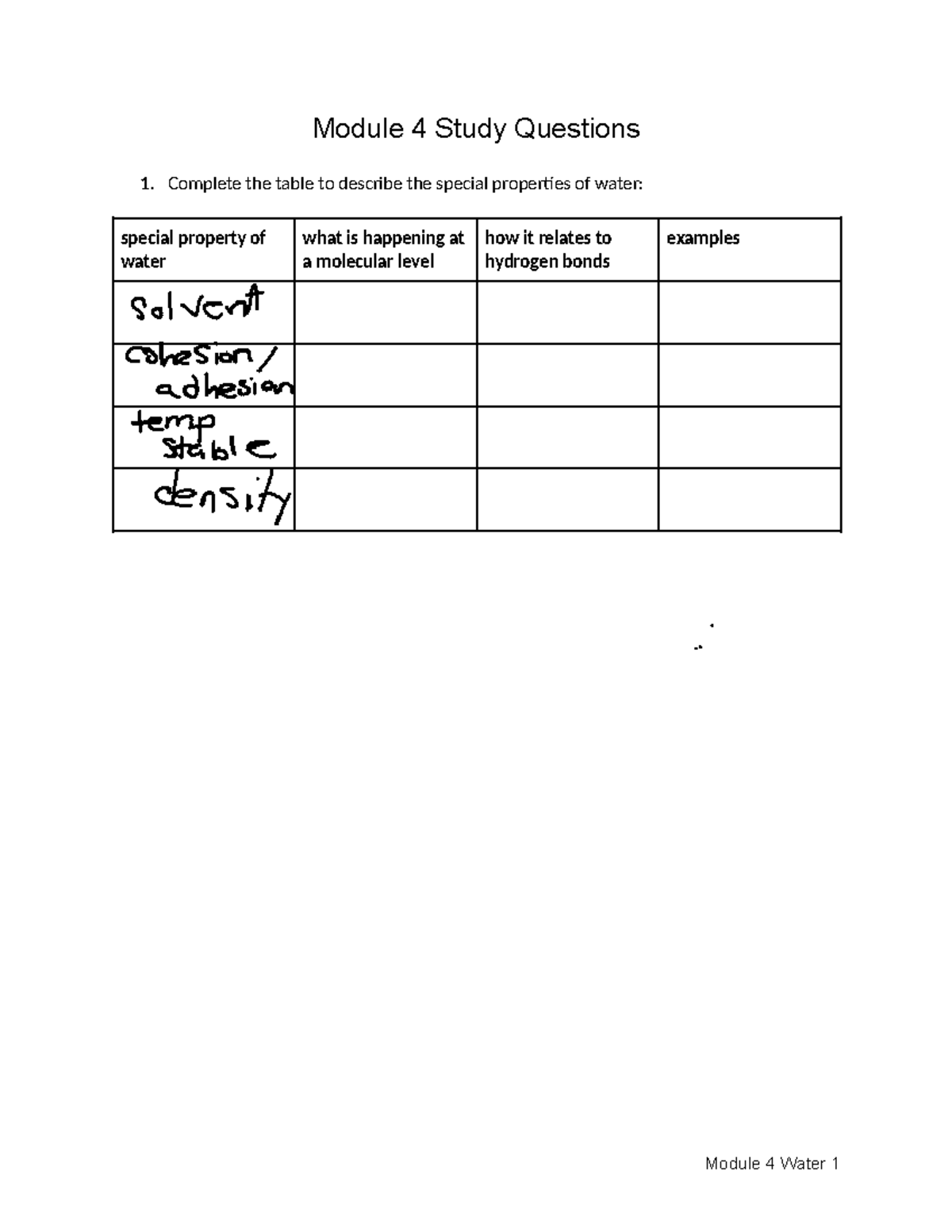 Module 4 Study Questions - C-190 - Module 4 Study Questions 1. Complete ...