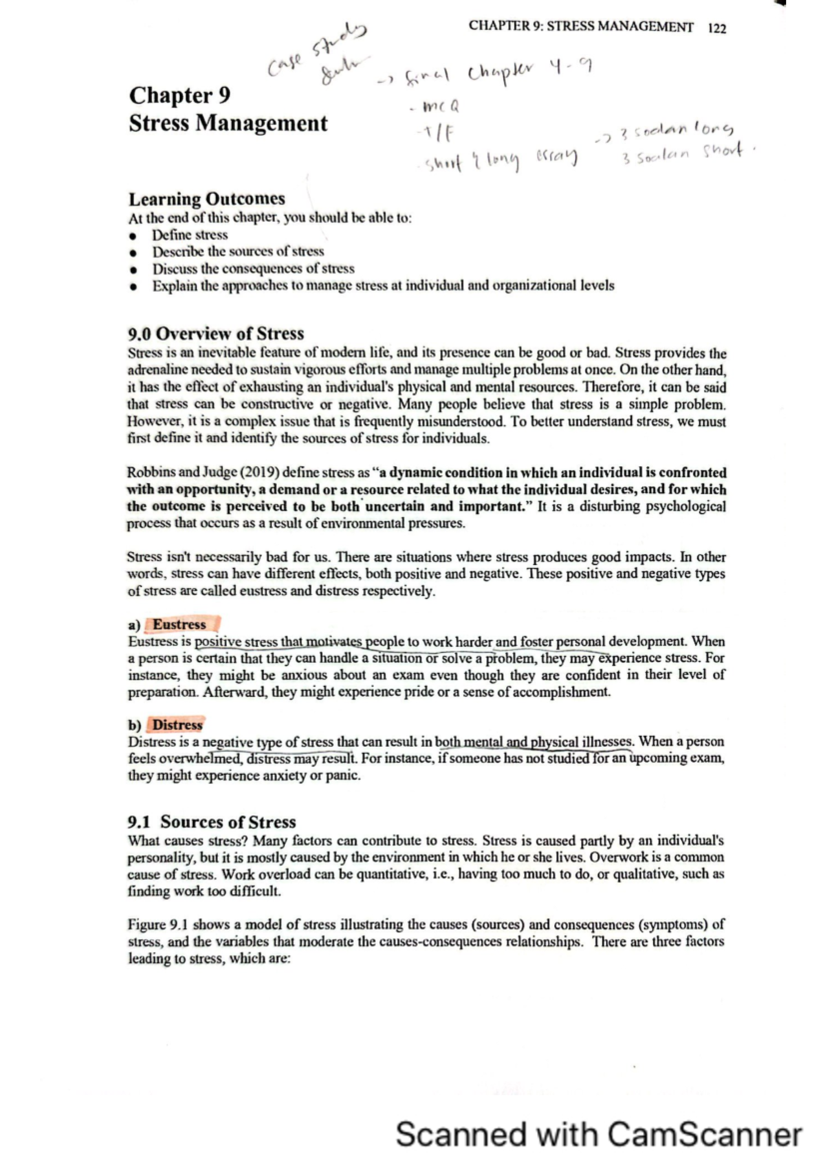 Organisational behaviour chapter 9 - Studocu