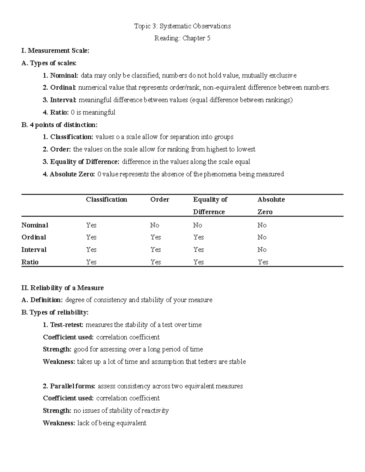 Lecture 5 Systematic Observations - Topic 3: Systematic Observations ...