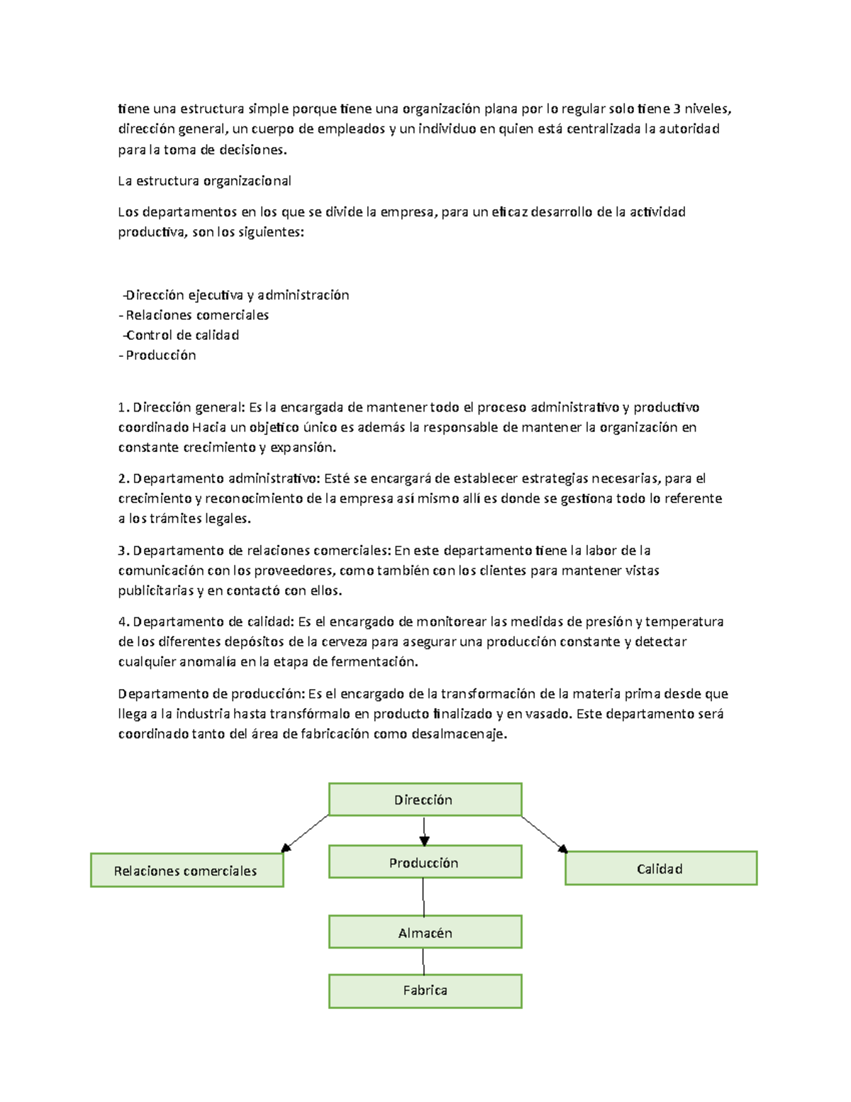 Definir^J sustentar y representar el tipo de estructura - tiene una ...