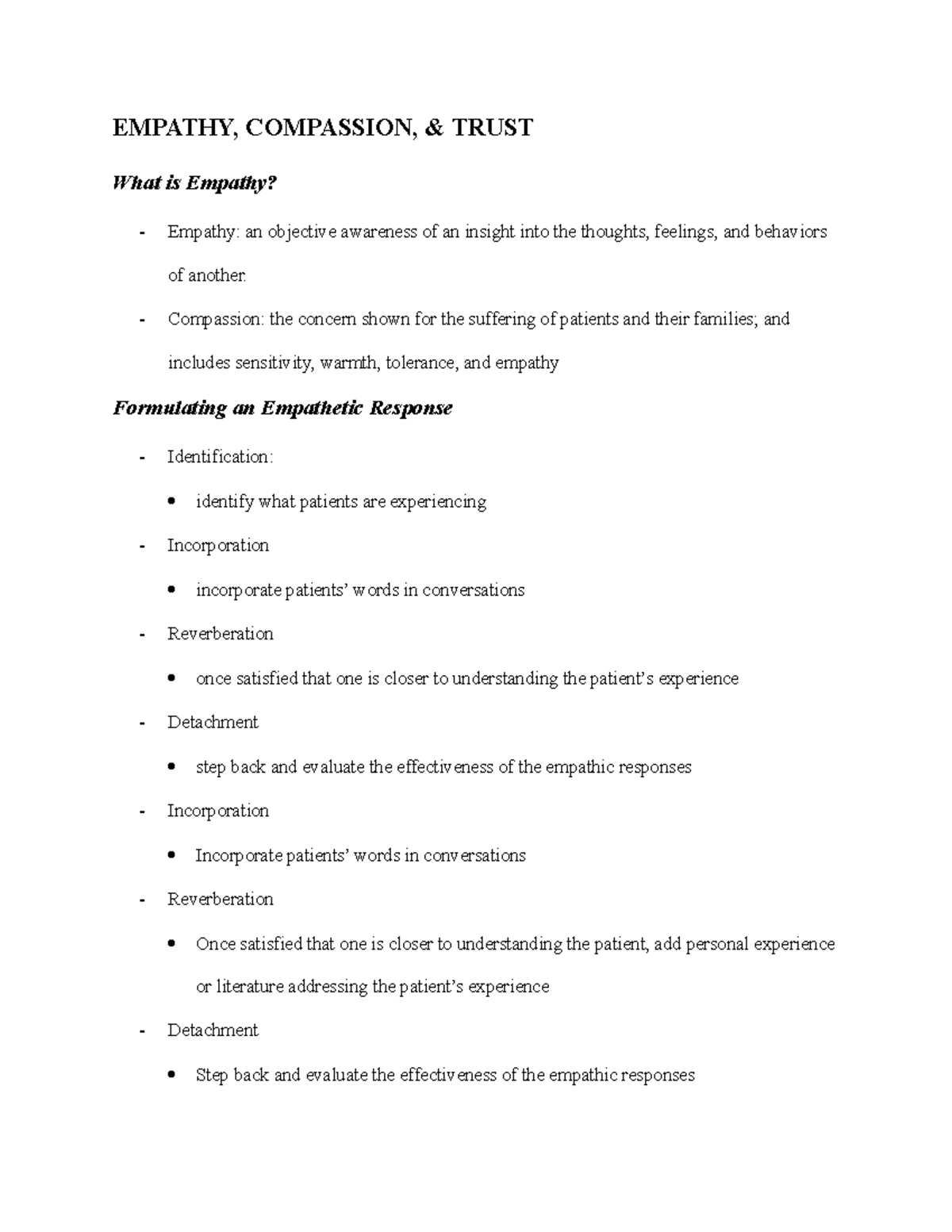 Empathy, Compassion, & Trust - EMPATHY, COMPASSION, & TRUST What is ...