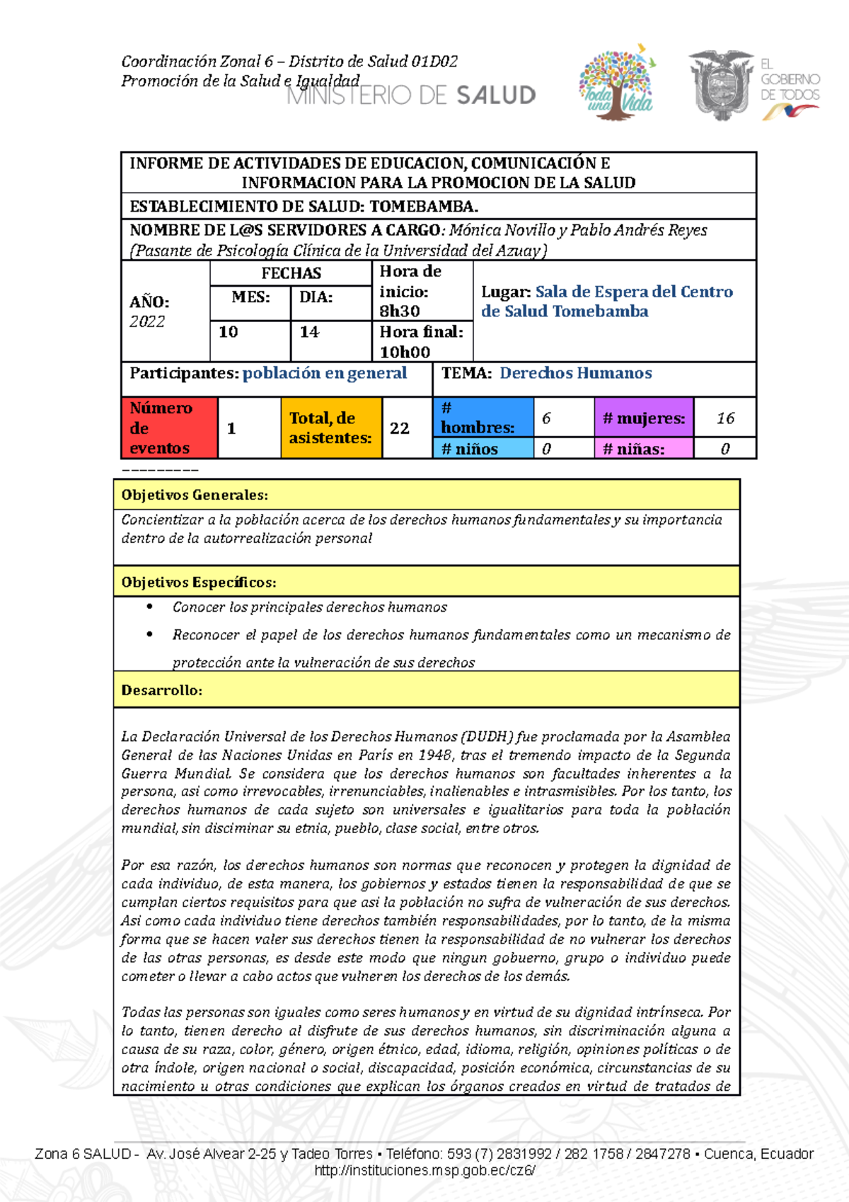 Derechos humanos - sdasdasdas - Promoción de la Salud e Igualdad ...