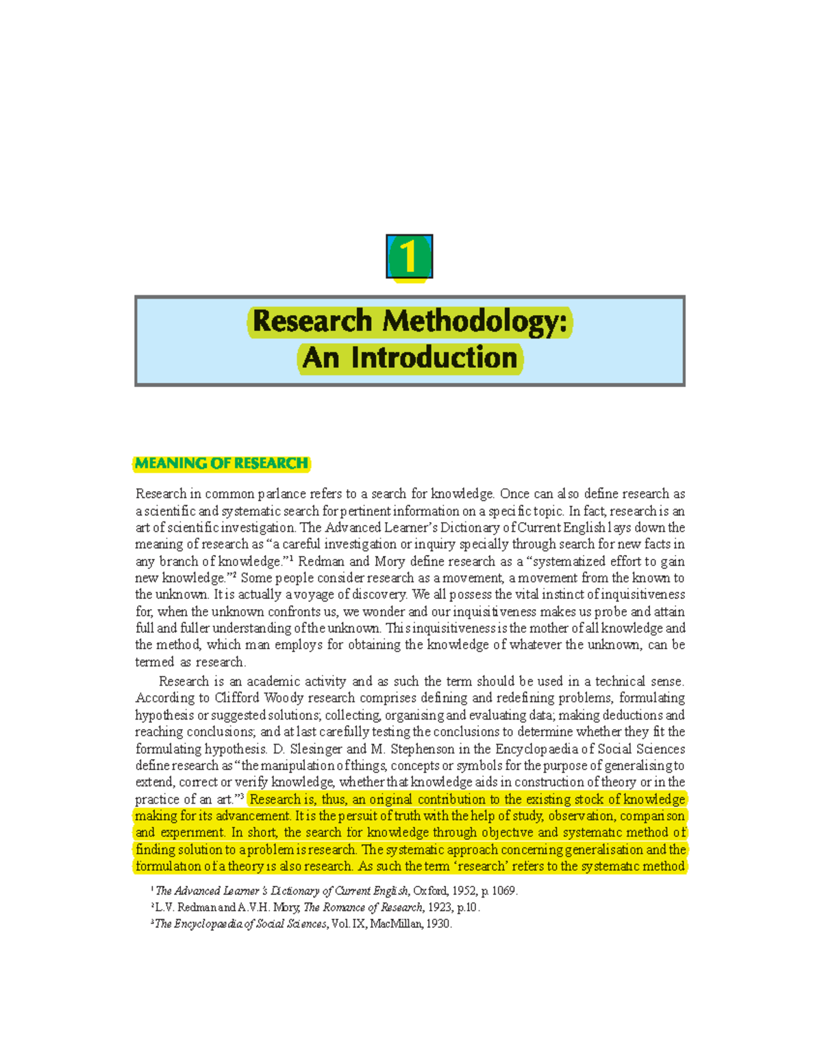 BRM CHAP 01 - Business Research - Research Methodology: An Introduction ...