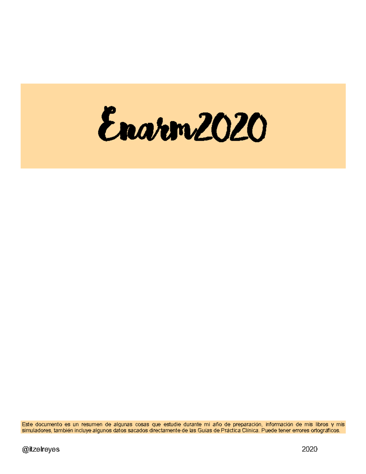 nemotecnias, escalas enarm - Enarm2 020 Este documento es un resumen de ...