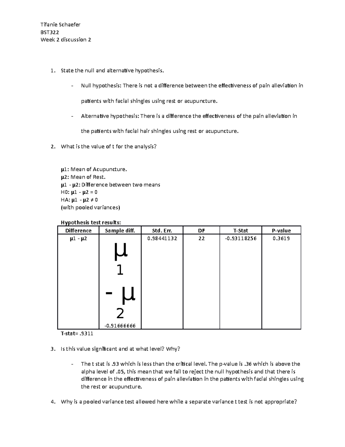 Week 2 discussion 2 - BST322 National University - Tifanie Schaefer BST ...