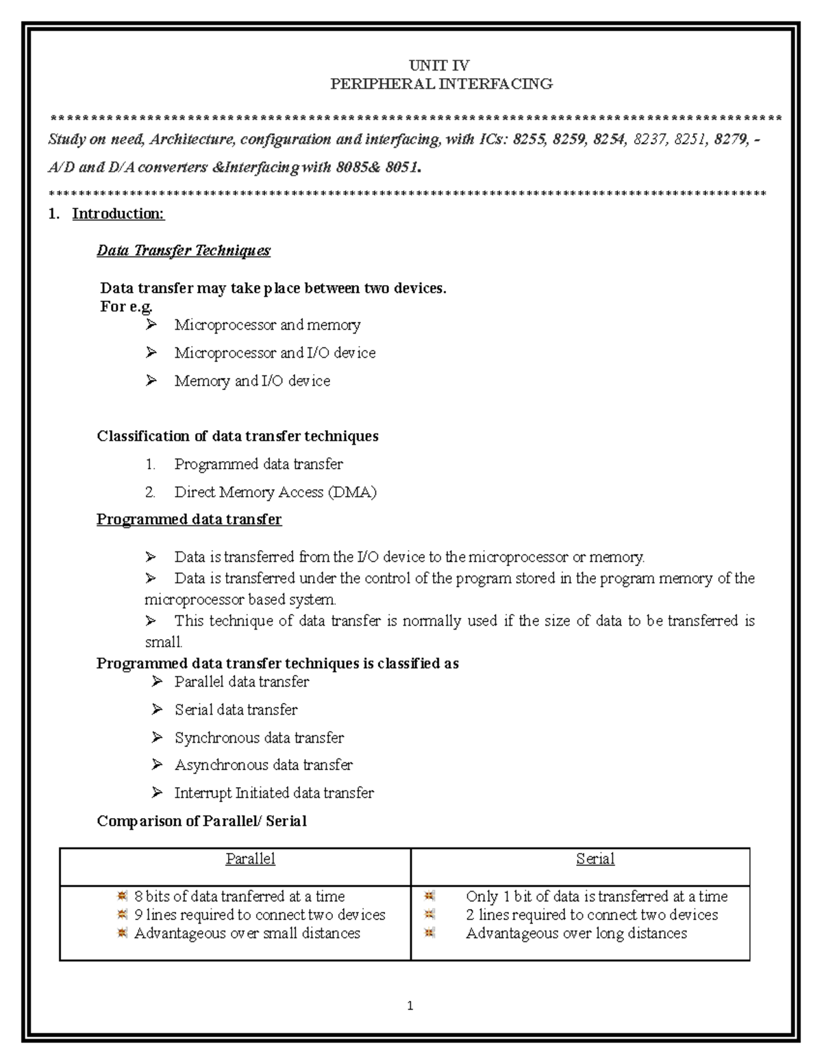 EE8551- Microprocessors AND Microcontrollers-1760129470-EE8551 unit 4 16 mark updated - UNIT IV ...